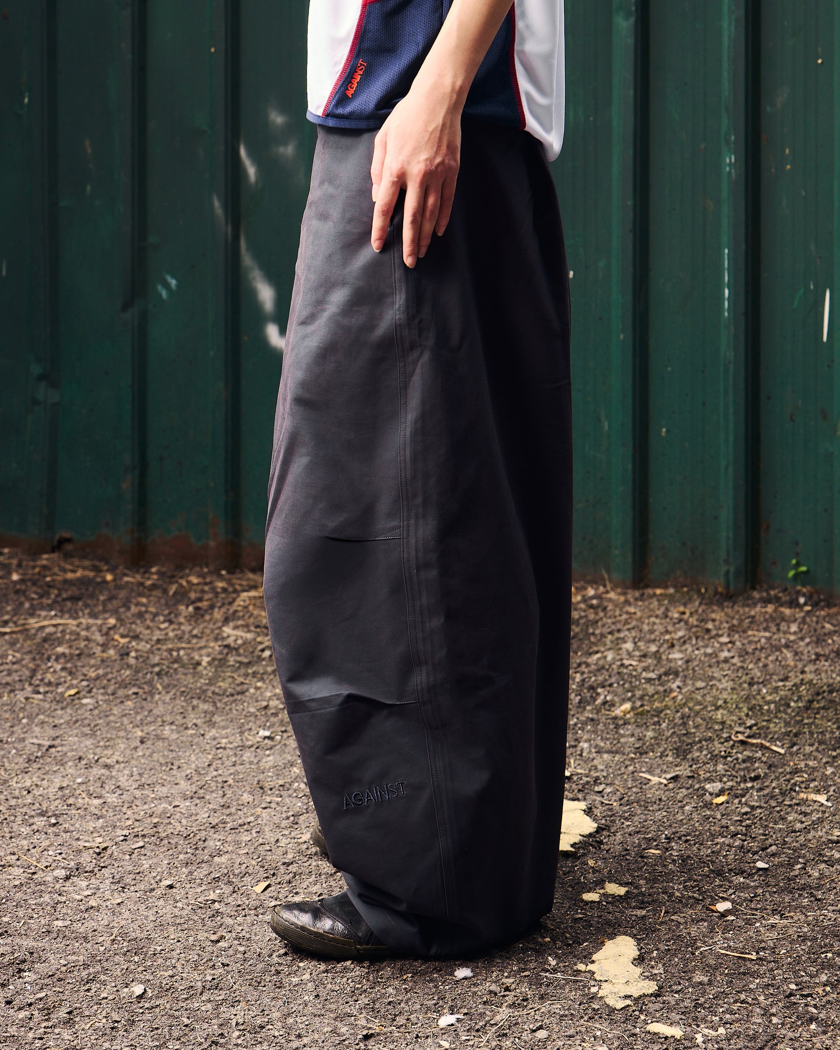 TWILL YANKII PANTS NAVY – AGAINST LAB.