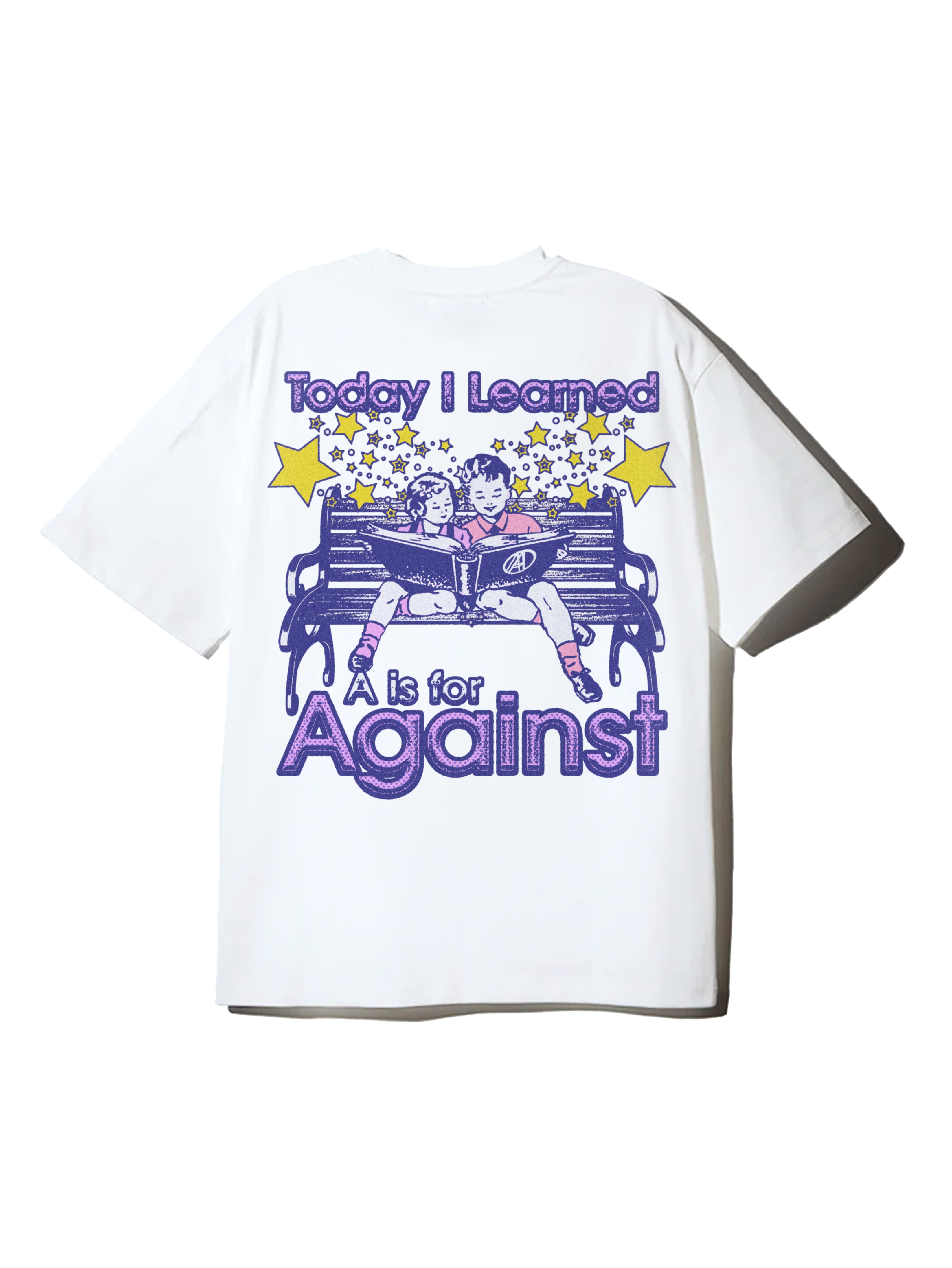 KINDERGARTEN TEE WHITE – AGAINST LAB.